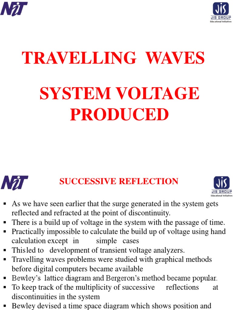 Determination of Voltage Produced by Travelling Waves | Download Free PDF | High Voltage Direct ...