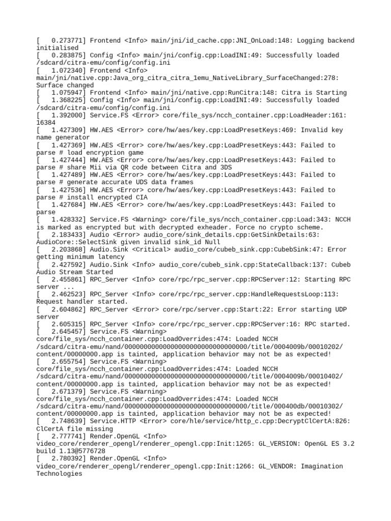 Citra Log | PDF | Hypertext Transfer Protocol | Software Development Citra Log | PDF | Hypertext Transfer Protocol | Software Development