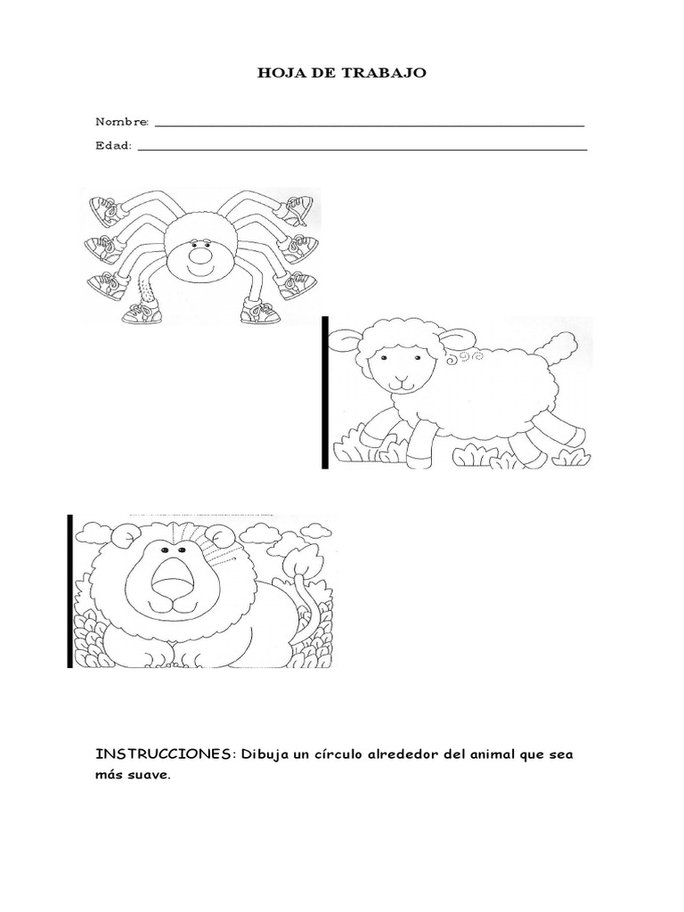 HOJA DE TRABAJO Comunicación y Lenguaje | PDF | Dibujo