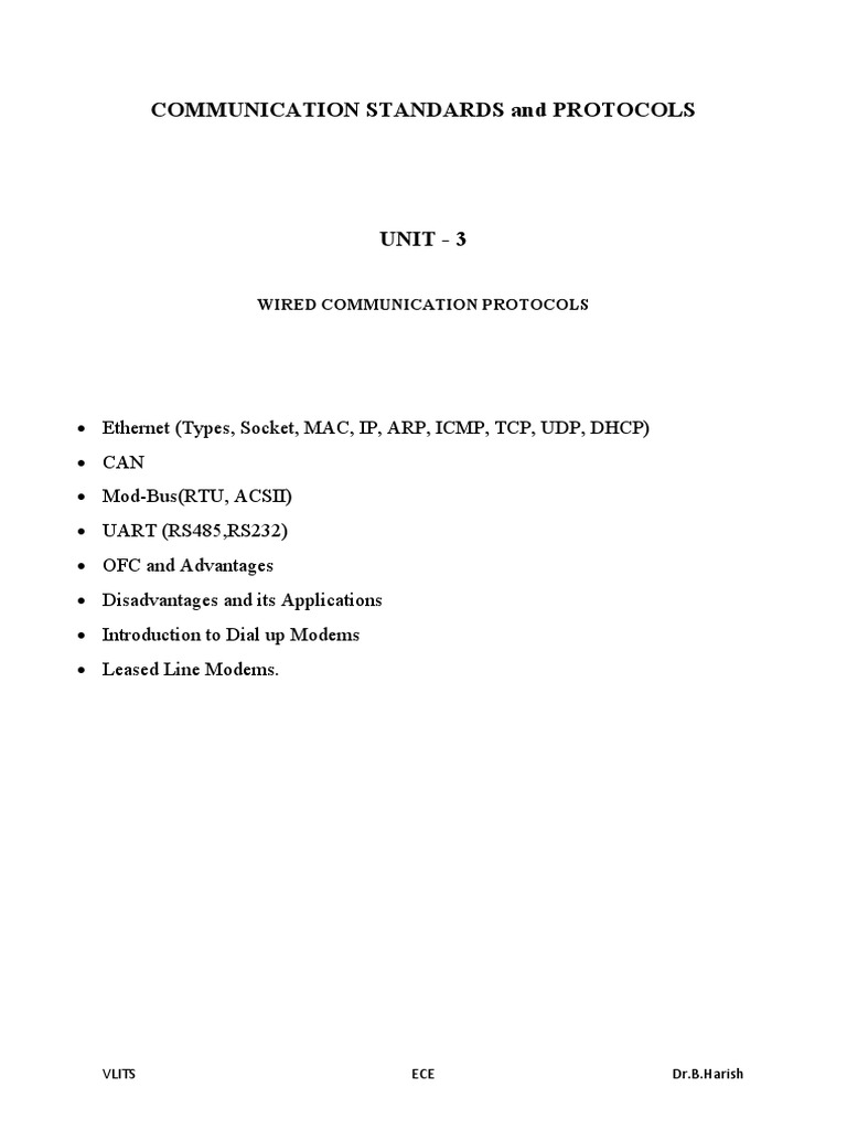 CSP Unit 3 | PDF | Port (Computer Networking) | Internet Protocols