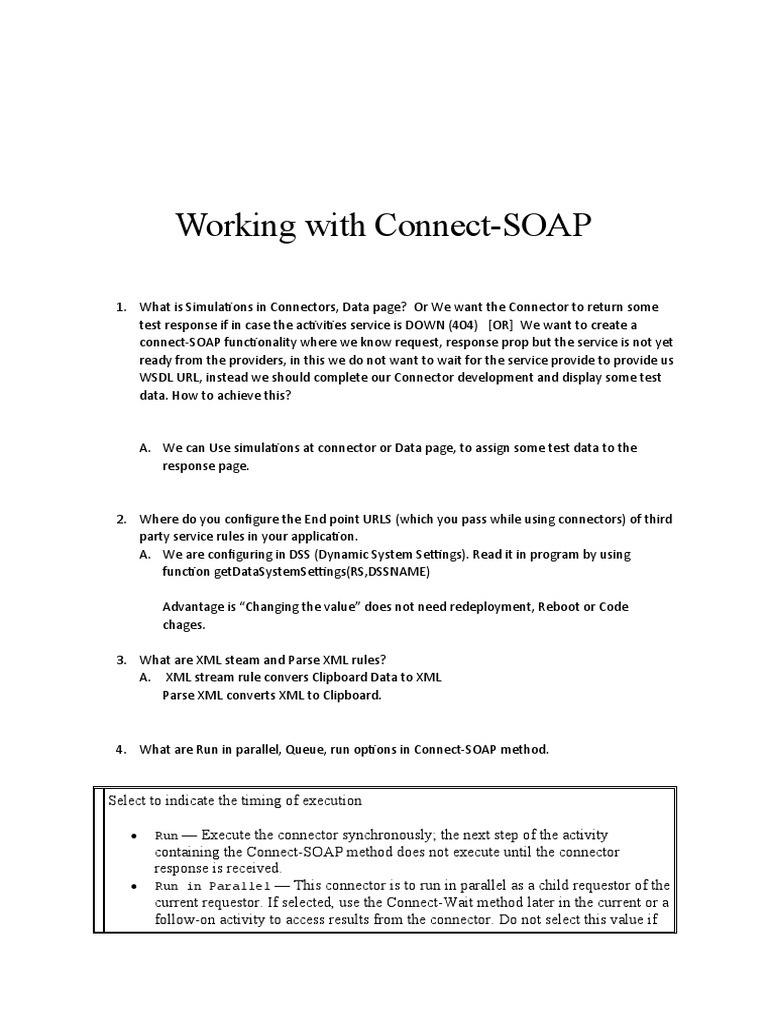 SOAP Integration | PDF