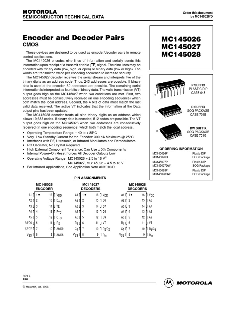 Encoder Decoder | PDF | Direct Current | Codec