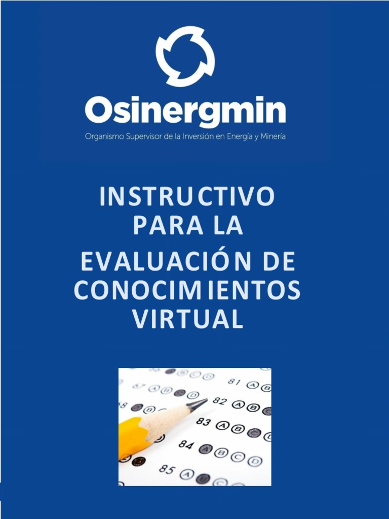 Osinergmin Instructivo ECV | PDF | Microsoft | Informática
