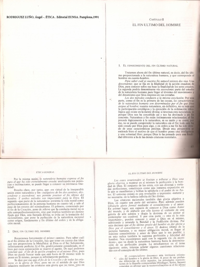 Lectura El Fin Último | PDF