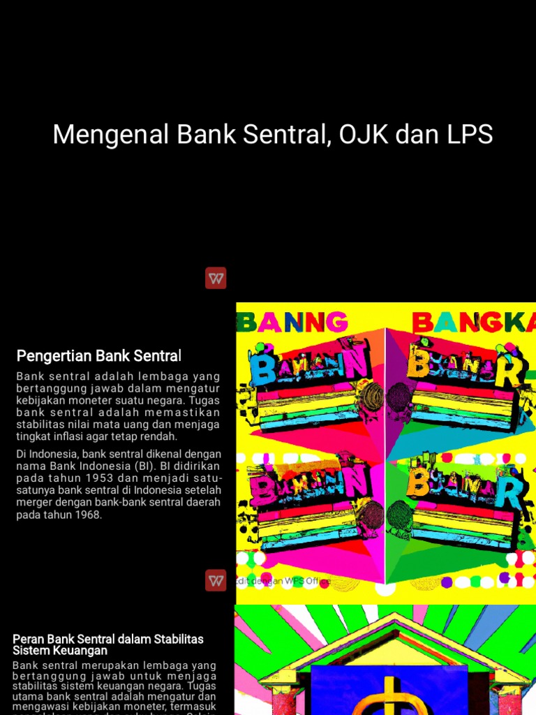 Mengenal Bank Sentral, OJK Dan LPS (klp10) | PDF