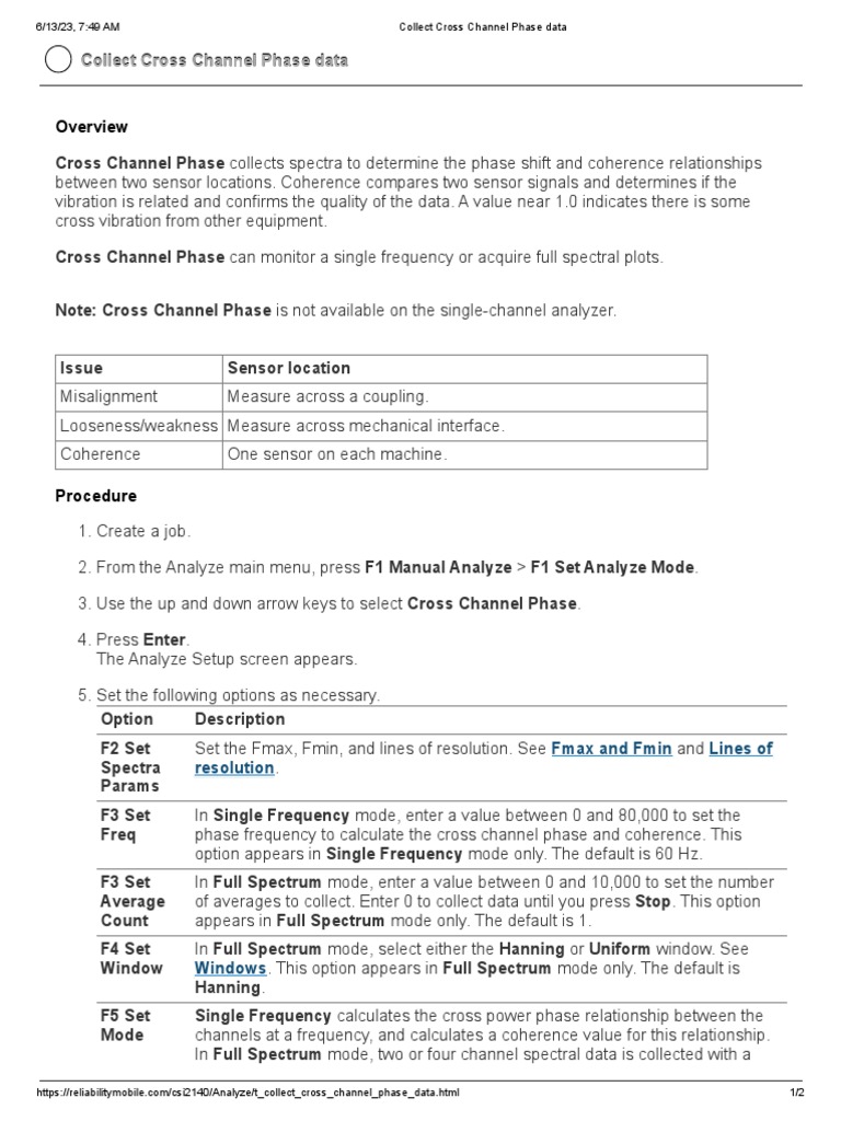 Cross Channel Phase Data Collection | PDF | Spectral Density ...