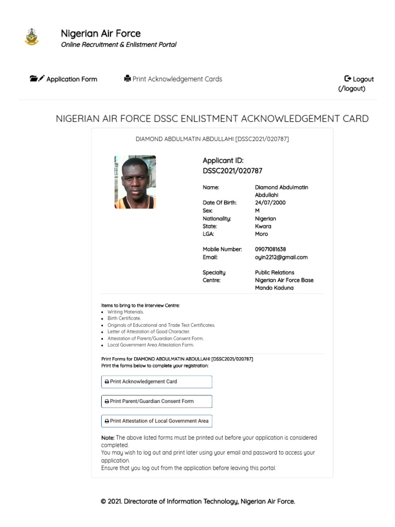 Nigerian Air Force | PDF | Access Control