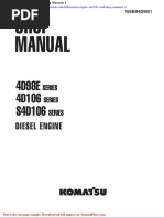Hyundai Engine d4dd Manual | PDF | Internal Combustion Engine | Piston