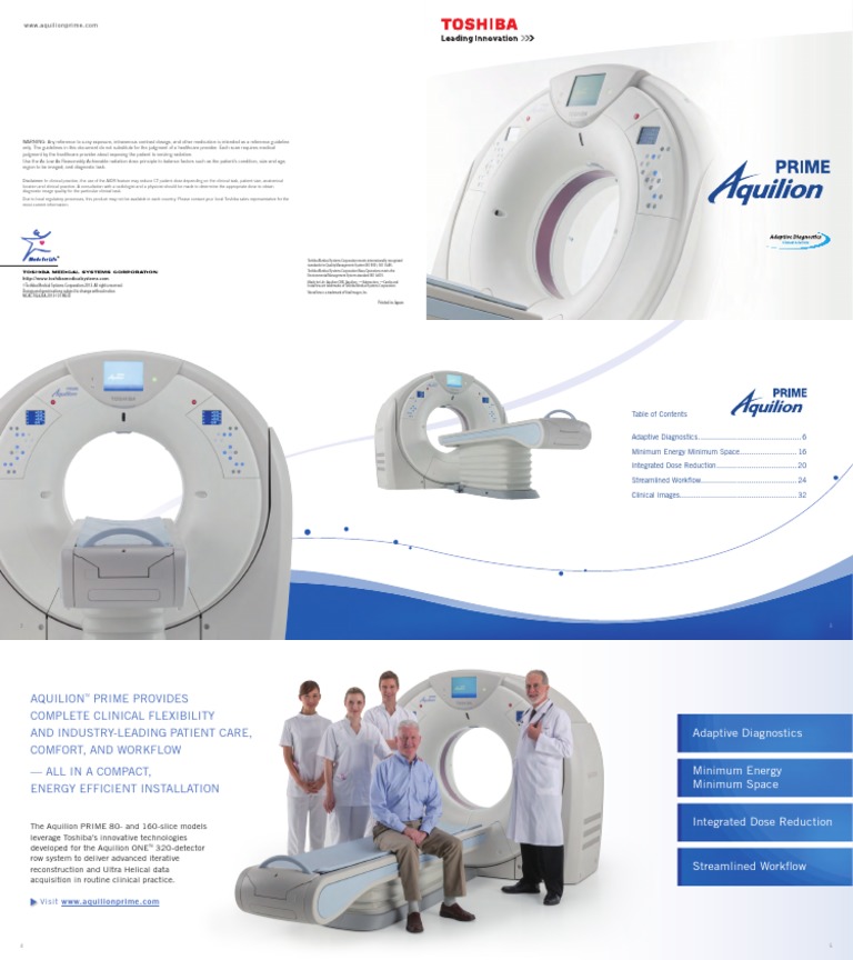 Aquilion PRIME: Advanced CT Solutions | PDF