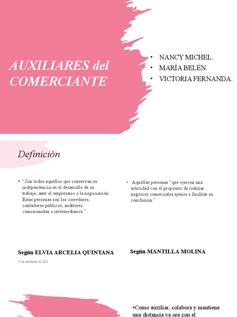 Auxiliares Del Comerciante | PDF