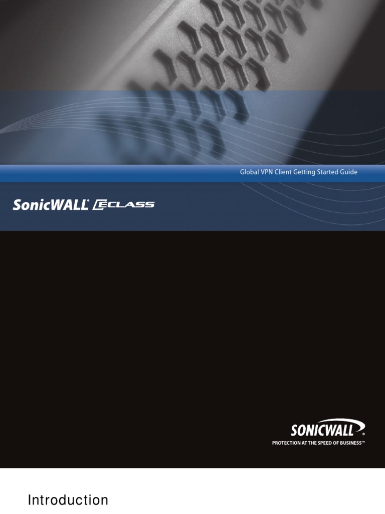 SonicWALL Global VPN Client 4.2 Getting Started Guide | PDF | Virtual ...