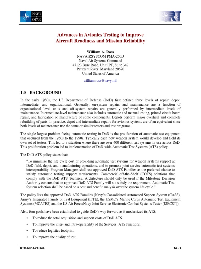 MP Avt 144 14 | PDF | Software Testing | Reliability Engineering MP Avt 144 14 | PDF | Software Testing | Reliability Engineering