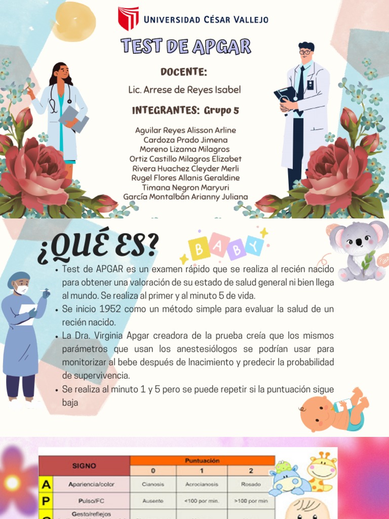 Test de Apgar | PDF