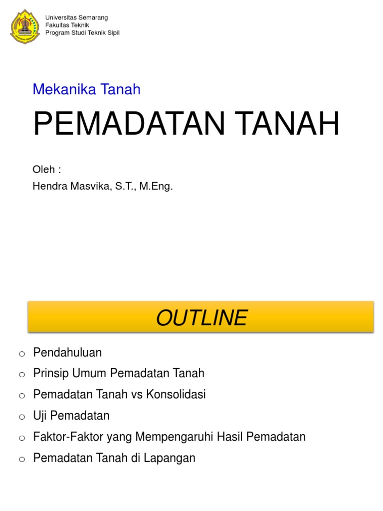 Pemadatan Tanah | PDF
