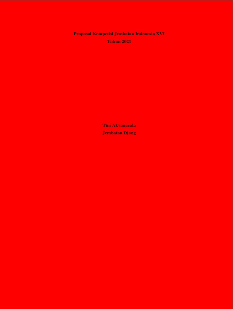 KJI BJ004 Jembatan Djong | PDF