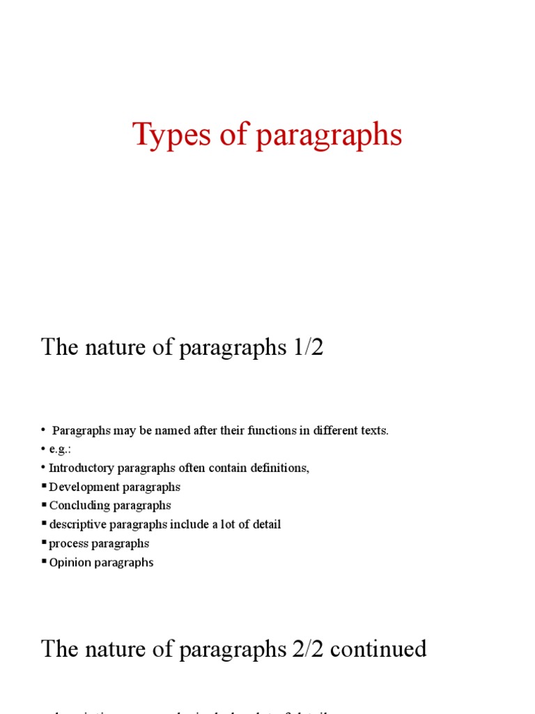 Types of Paragraphs 23 | PDF | Neil Armstrong | Ellipsis