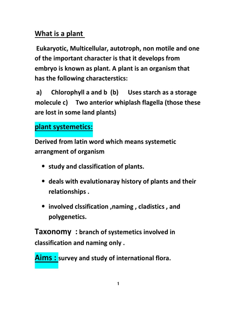 Plant Taxonomy and Classification | PDF | Fruit | Flowers