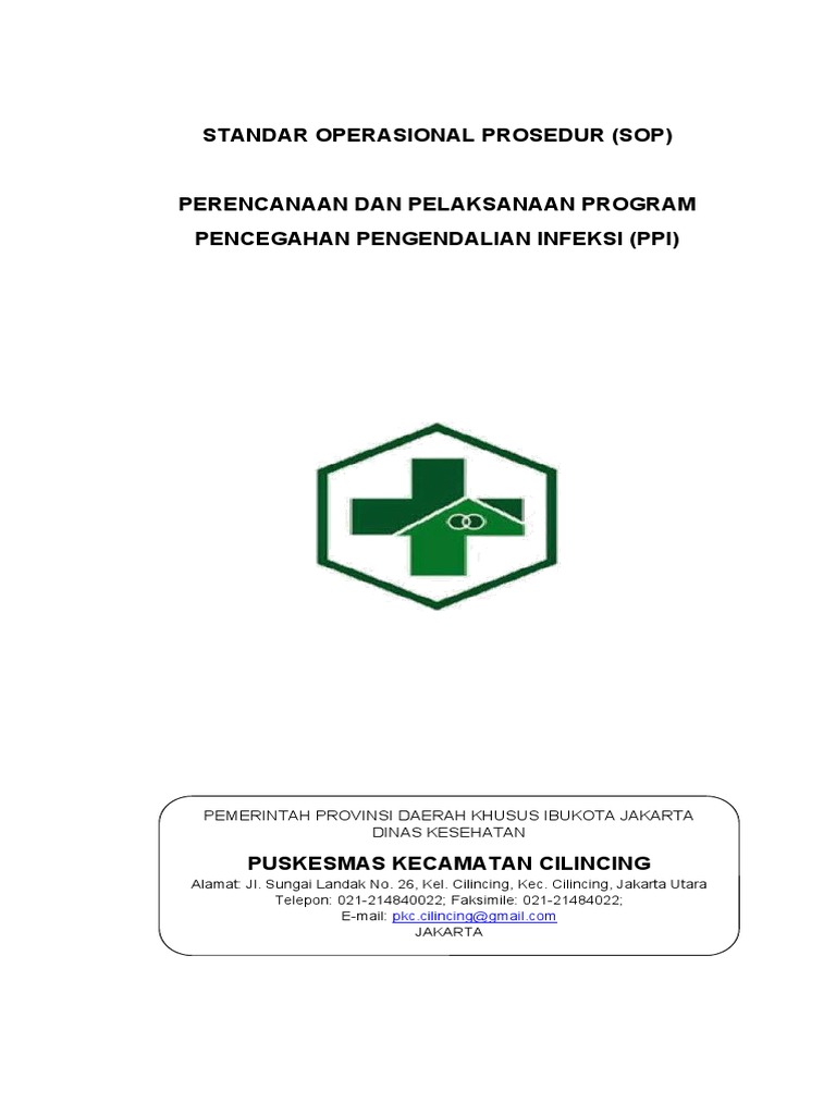 SOP. 138 .PKC - Ukp Perencanaan Dan Pelaksanaan Program PPI | PDF | Kesehatan Holistik