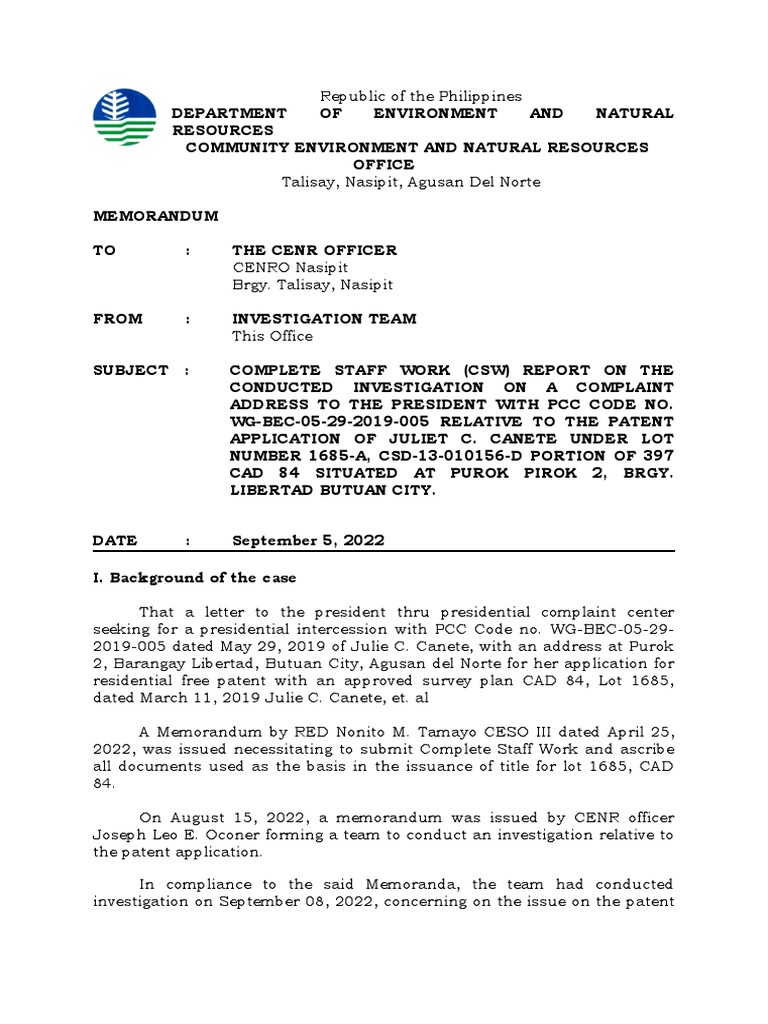 Canete CSW | PDF | Alternative Dispute Resolution | Patent