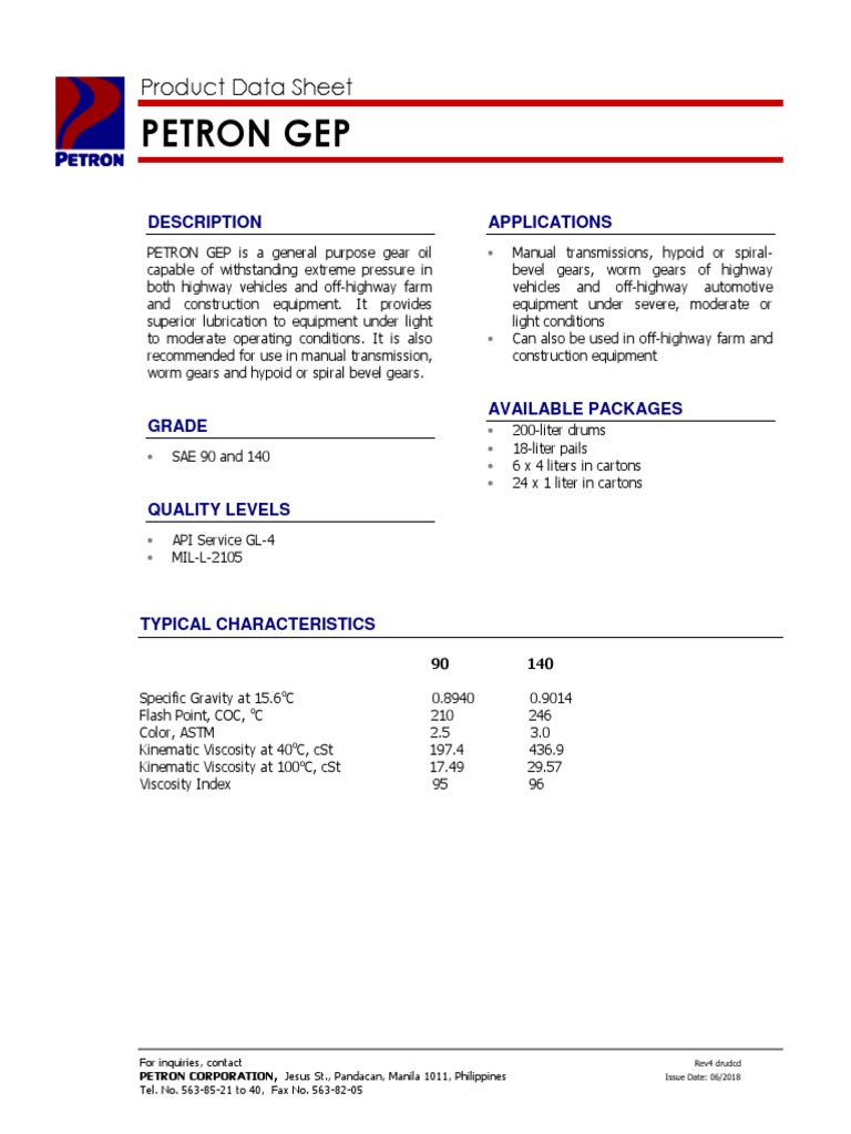 PDS Petron GEP | PDF