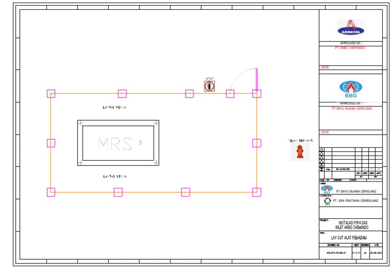 Gas Pipe Installation Layout Document | PDF