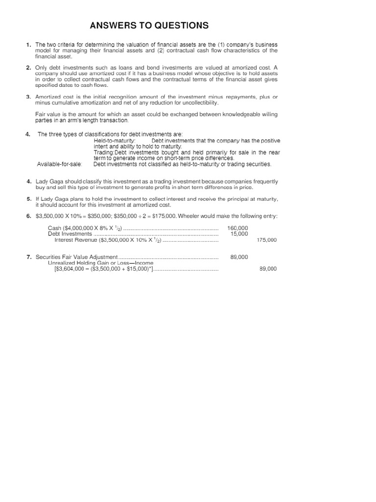 Solution Ch 17 Investment Pdf
