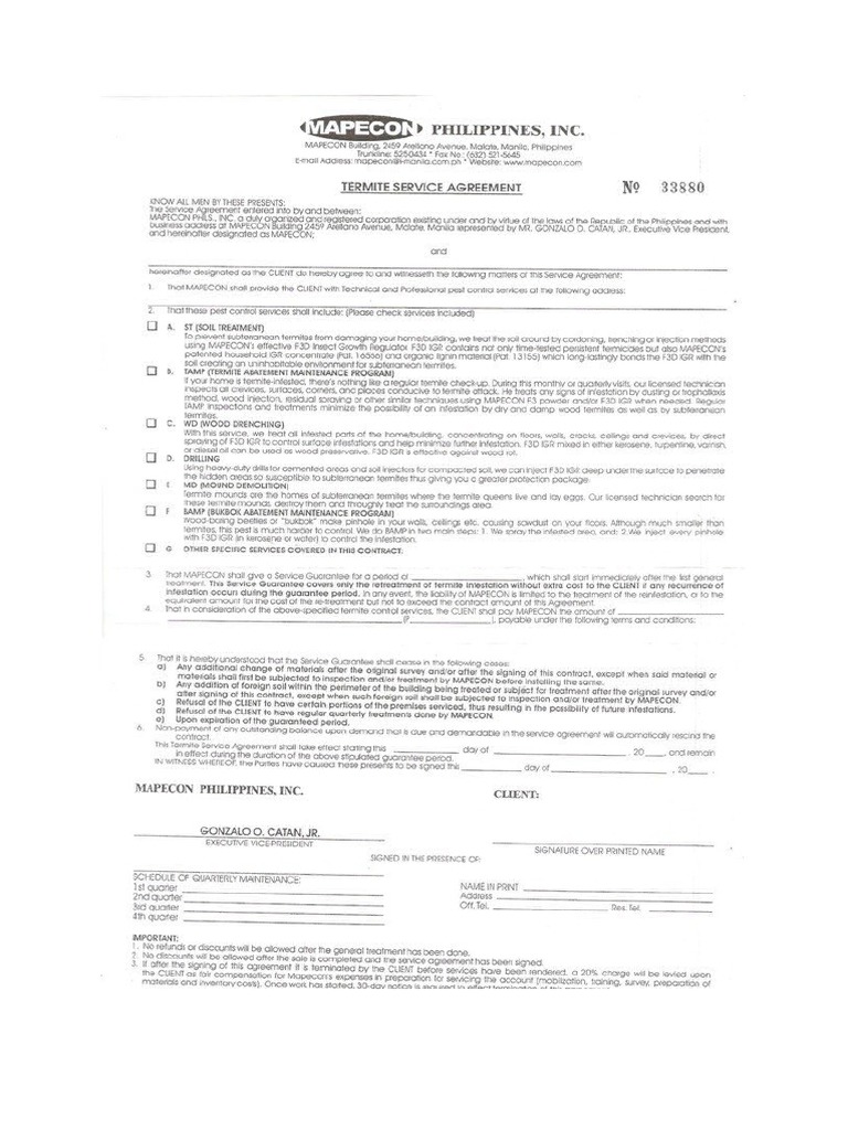 Sample Structural Contract | PDF