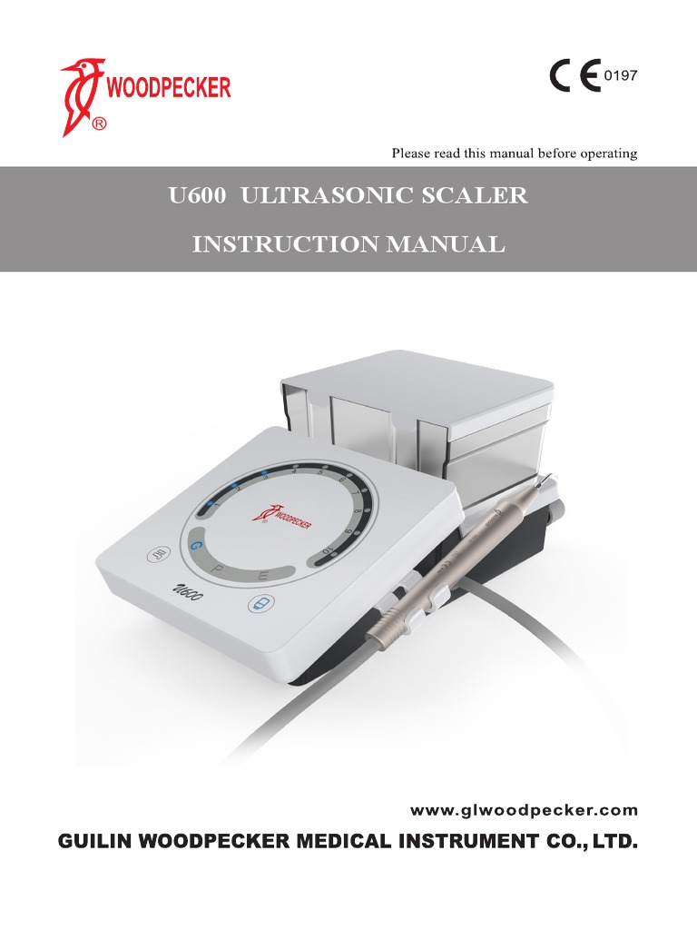 U600 ULTRASONIC SCALER -Woodpecker Medical | PDF | Electrical Connector ...