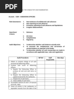 COA - M2013-004 Revised Cash Examination Manual | PDF | Cheque | Payments