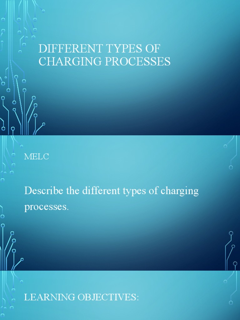 Types of Charging Processes | PDF | Electric Charge | Chemistry