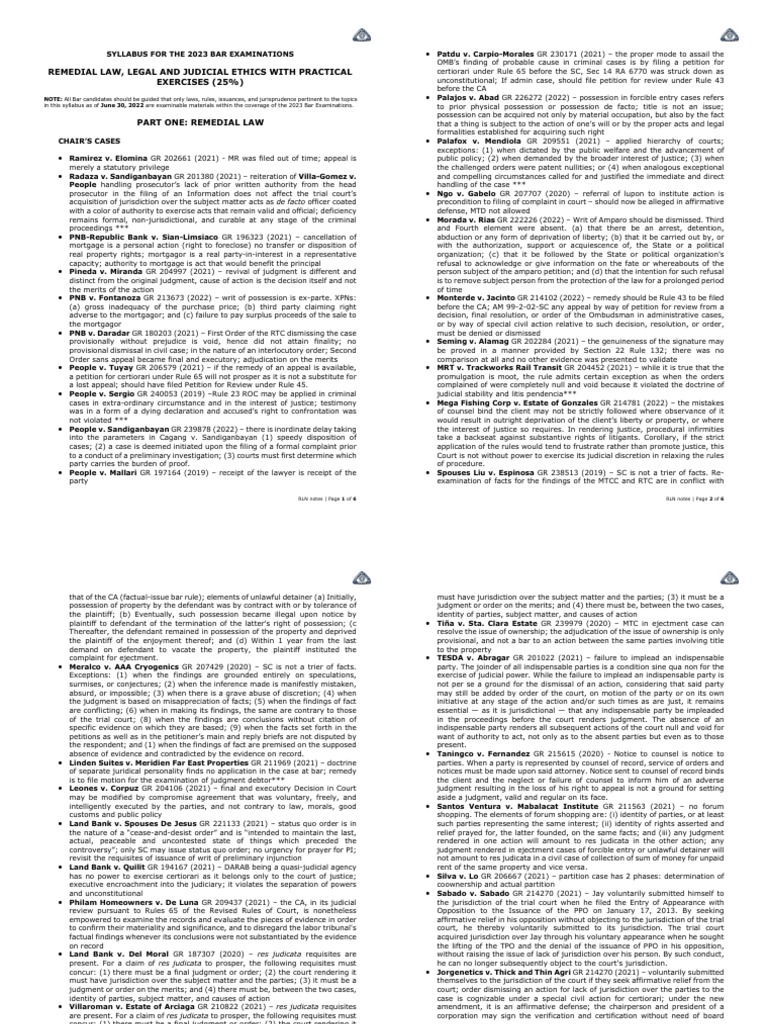 DAY 3 PM - REM Chair's Cases | PDF | Judgment (Law) | Lawsuit