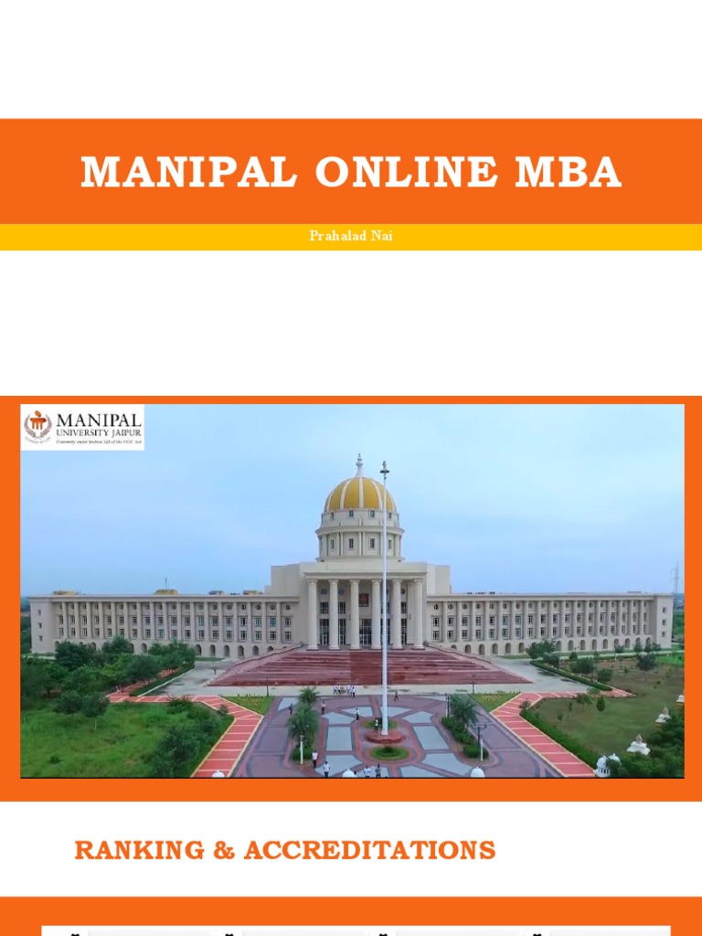 Manipal Online MBA-1 | PDF