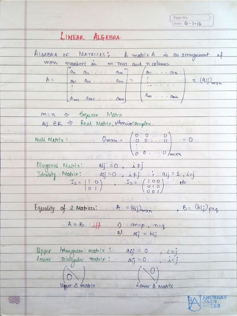 Mathematics II Engineering Notes | PDF