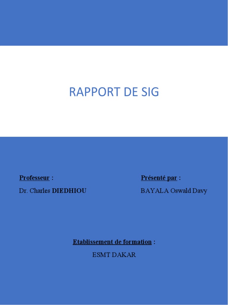 Rapport Sig Os | PDF