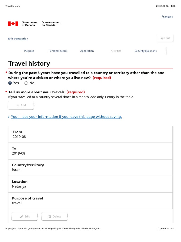 Travel History3 | PDF