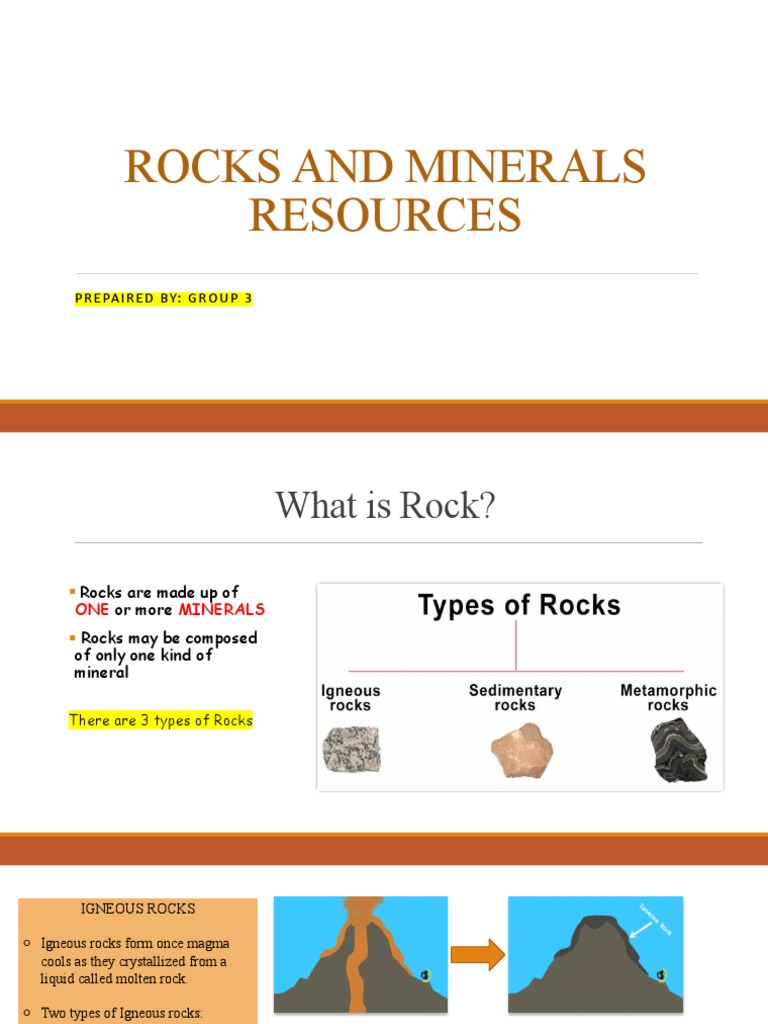 Understanding Rocks and Minerals | PDF | Rock (Geology) | Minerals