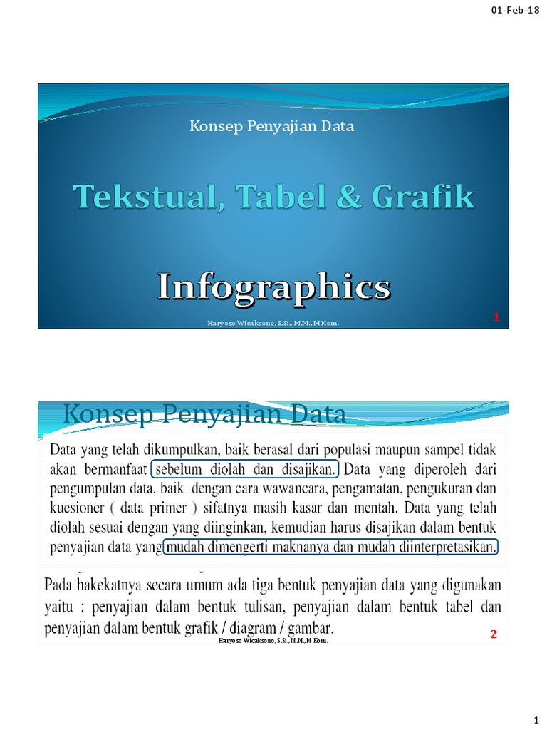 02 1 Penyajian Data Teks Tabel Grafik | PDF