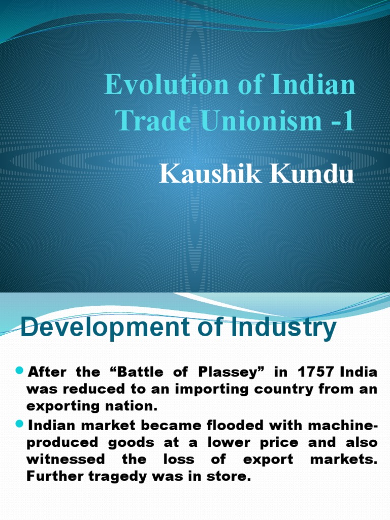 Indian Trade Unionism-1 | PDF | Economies