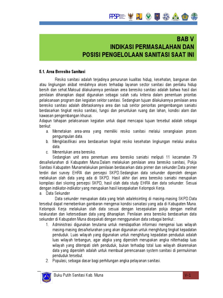 Buku Putih Sanitasi Kab Muna-5 | PDF