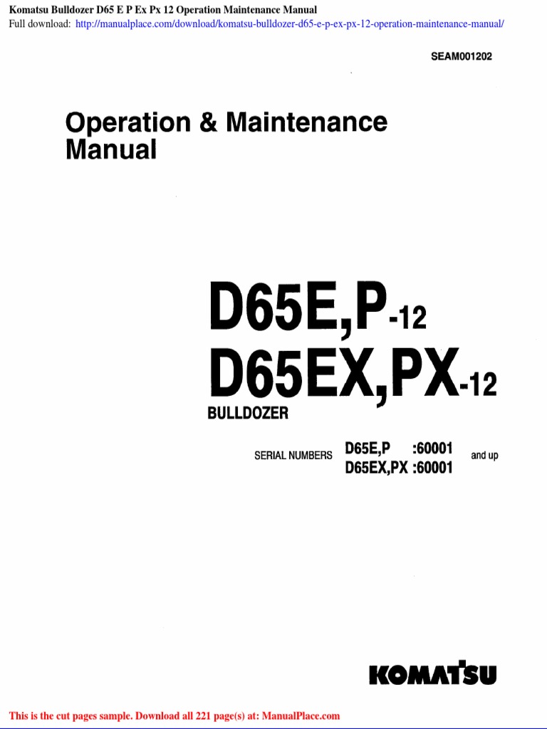 Bulldozer Manual for Operators | PDF | Safety | Seat Belt