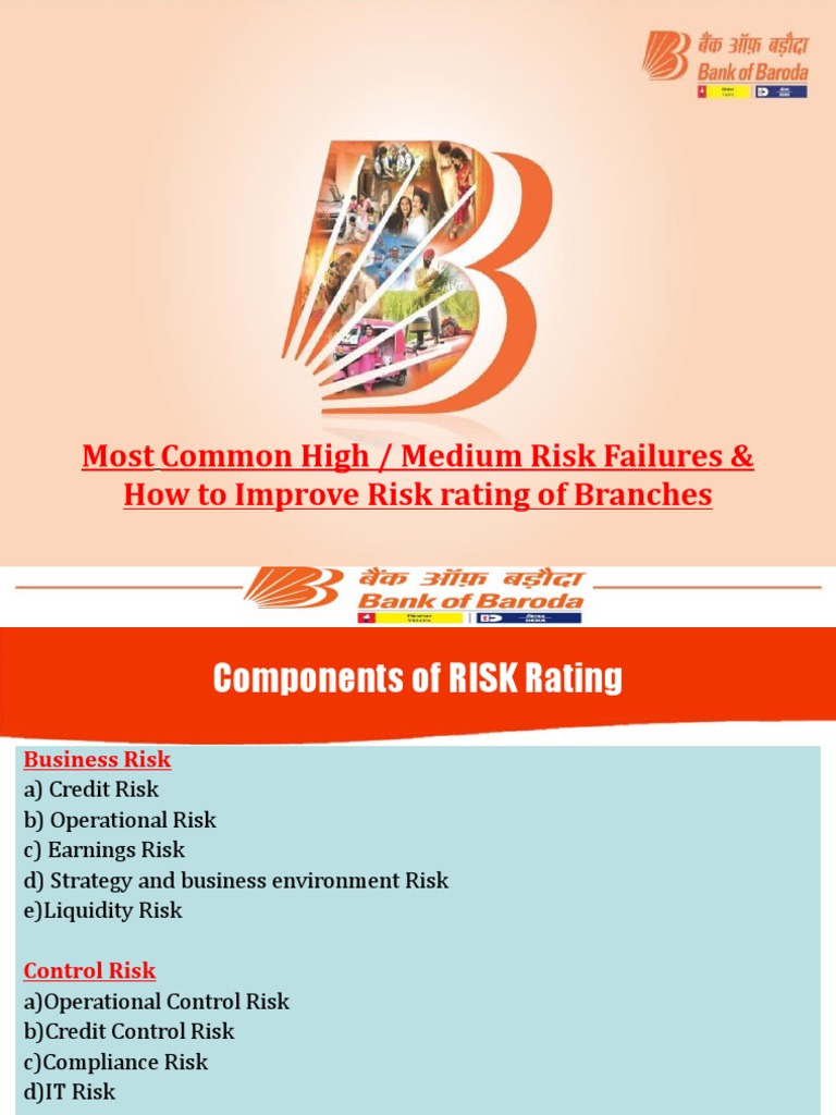 Improving Branch Risk Ratings | PDF | Audit | Risk