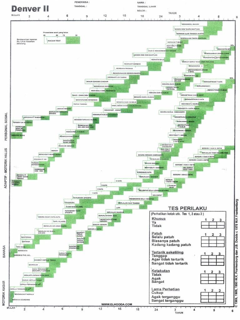Qdoc - Tips Grafik Denver II DDST Indonesia | PDF