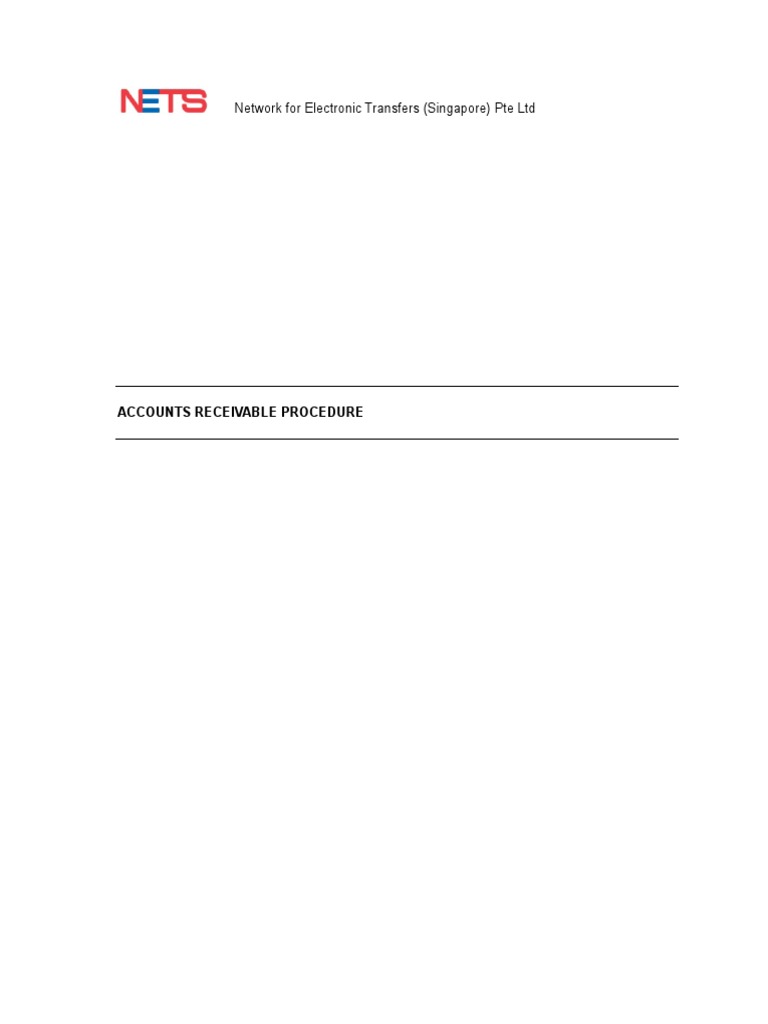 Accounts Receivable SOP Apr'22 | PDF | Cheque | Receipt