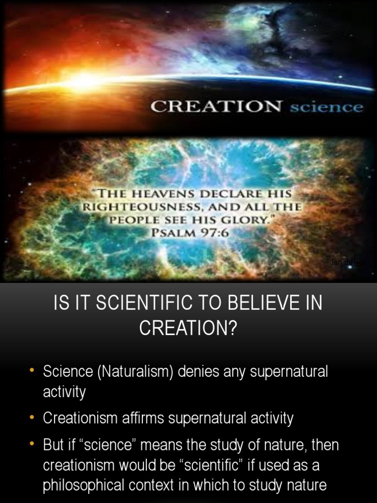 Creation and Science | PDF
