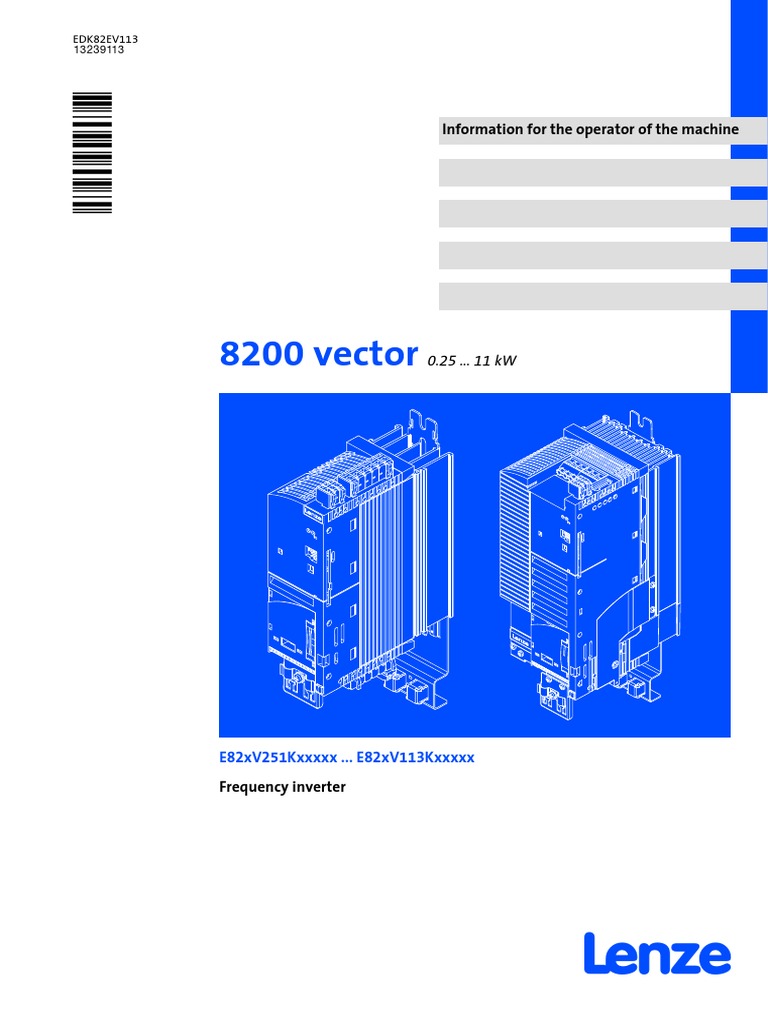 E82EV - 8200 Vector 0.25-11kW - v4-0 - EN | PDF | Power Supply ...