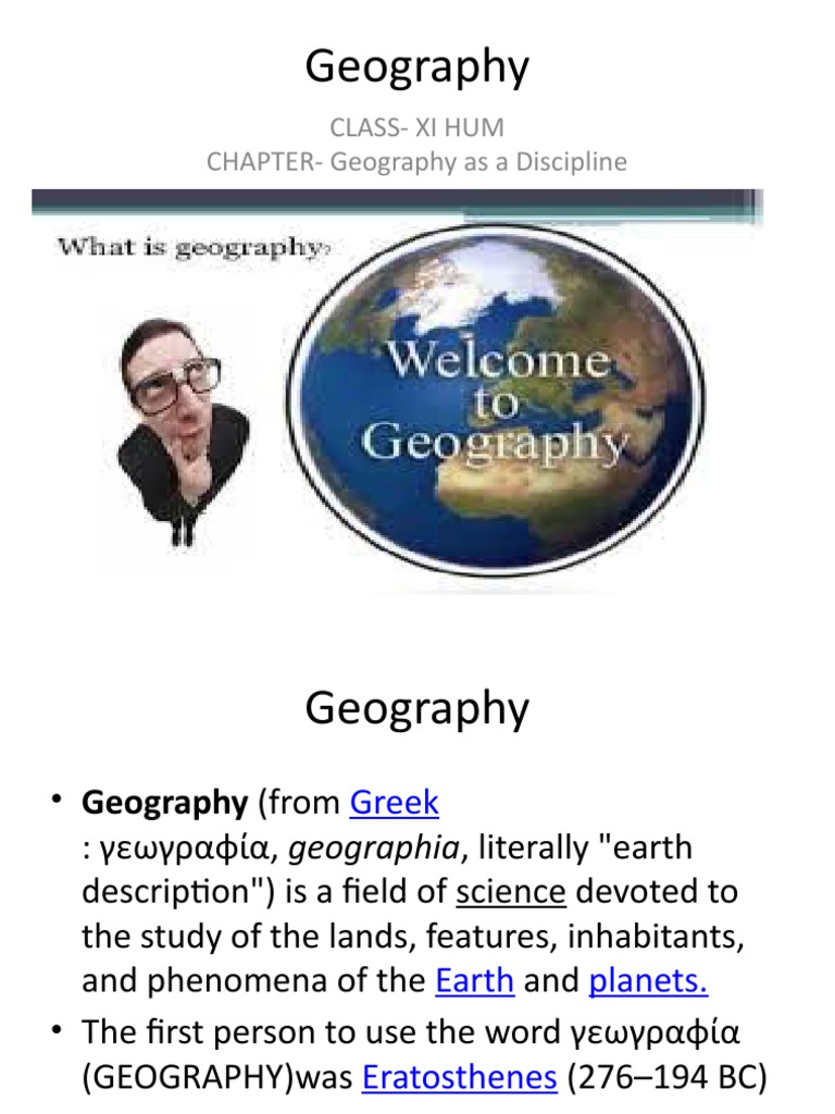 Geography as an Integrating Discipline | PDF | Geography | Social Sciences