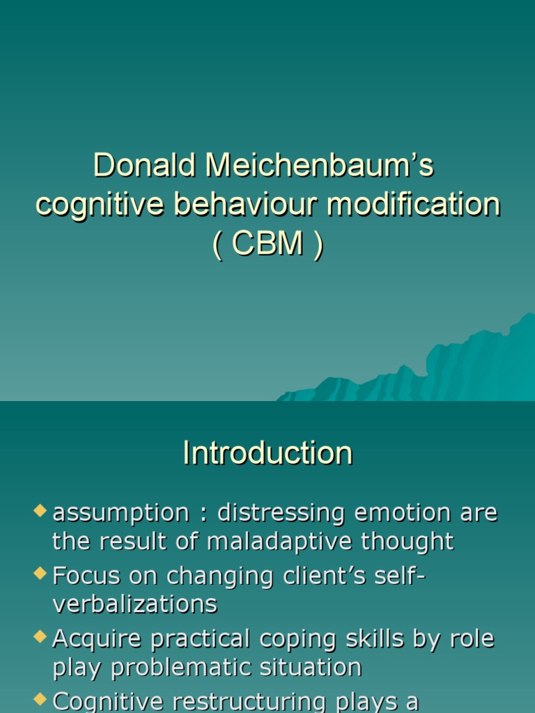 Donald Meichenbaum's | PDF