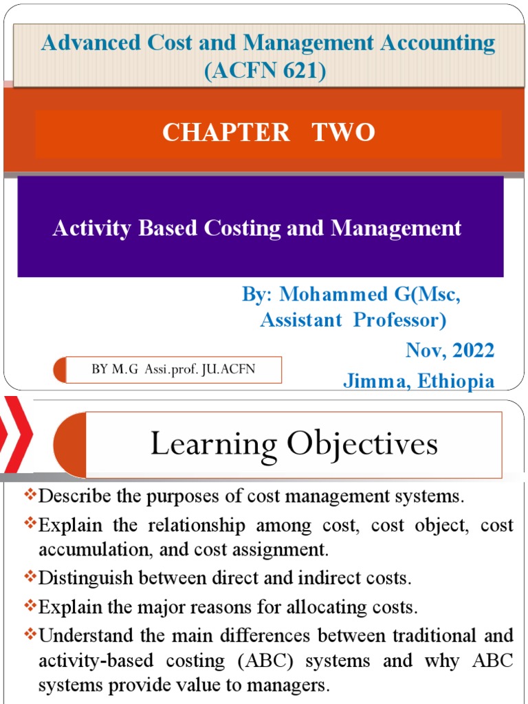 Advance Cost MGMT Chapter Two | PDF | Cost | Cost Accounting