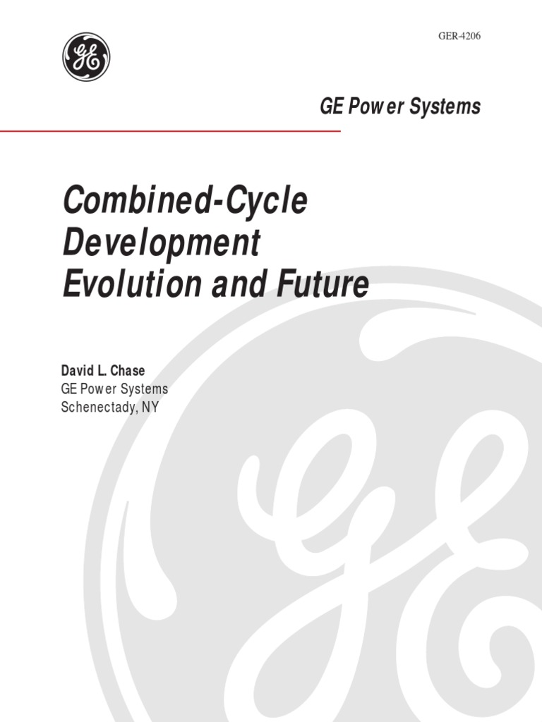 Combined Cycle Development Evolution and Future GER4206 | PDF