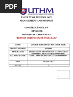 EoT Claim Template For Contractors | PDF | Business